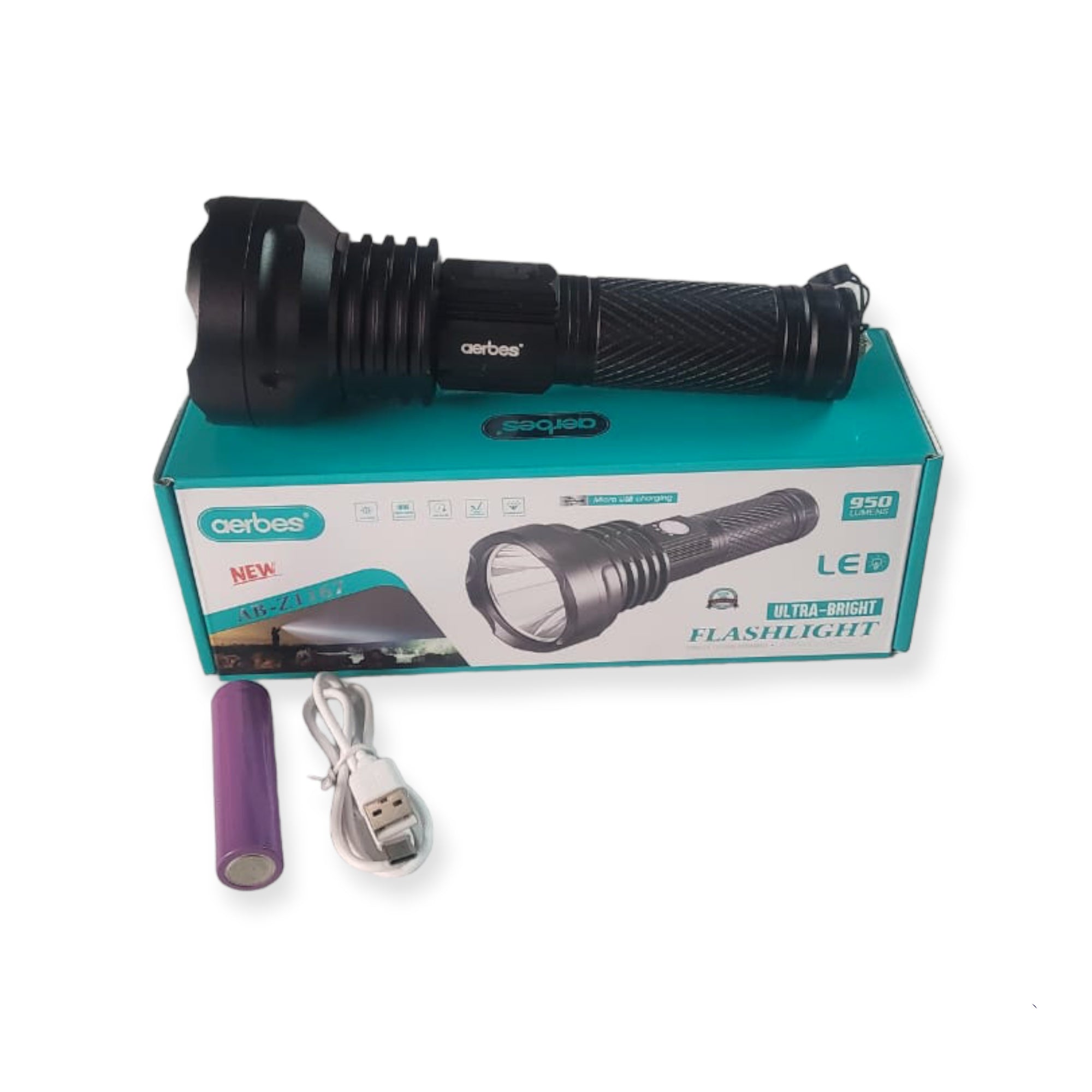950 Lumens LED Ultra Bright Flashlight – My Store
